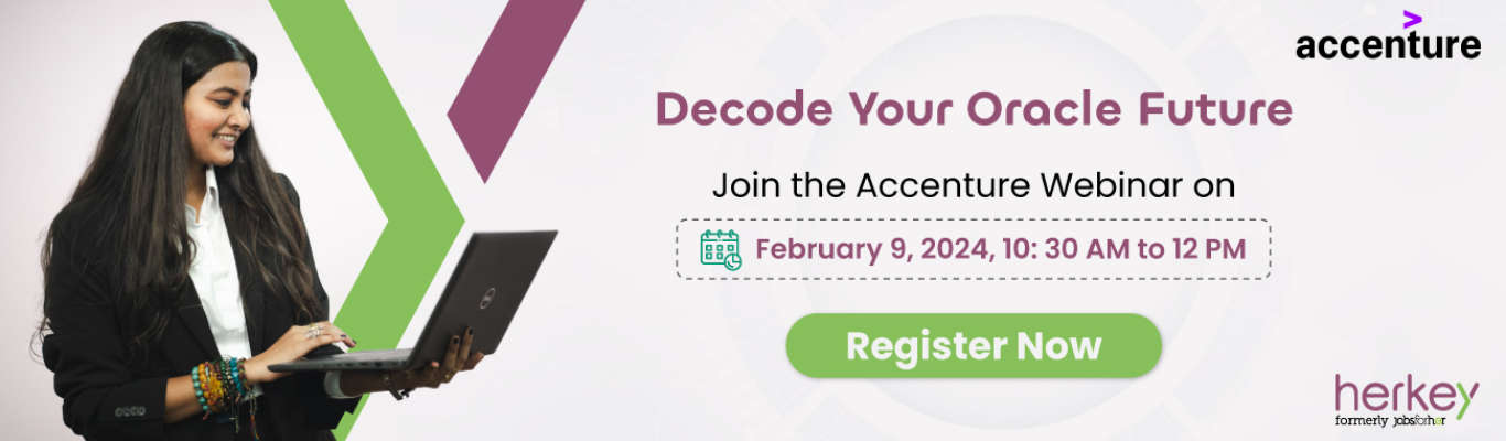 Decode Your Oracle Future An Accenture Webinar For Women In Tech Herkey Formely Jobsforher 